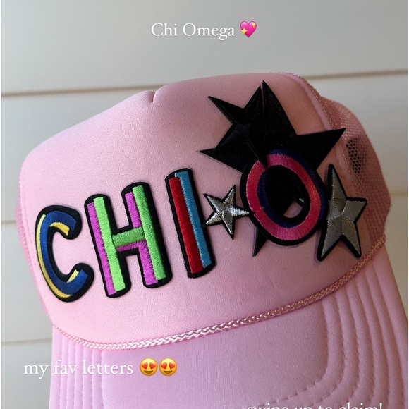 OTTO | Accessories | Custom Chi Omega Trucker Hat | Poshmark